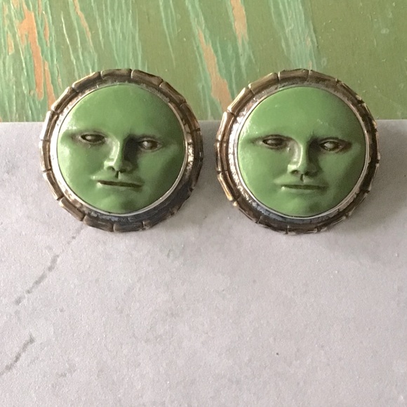 Jewelry | Vintage Tabra Moon Face Earrings | Poshmark